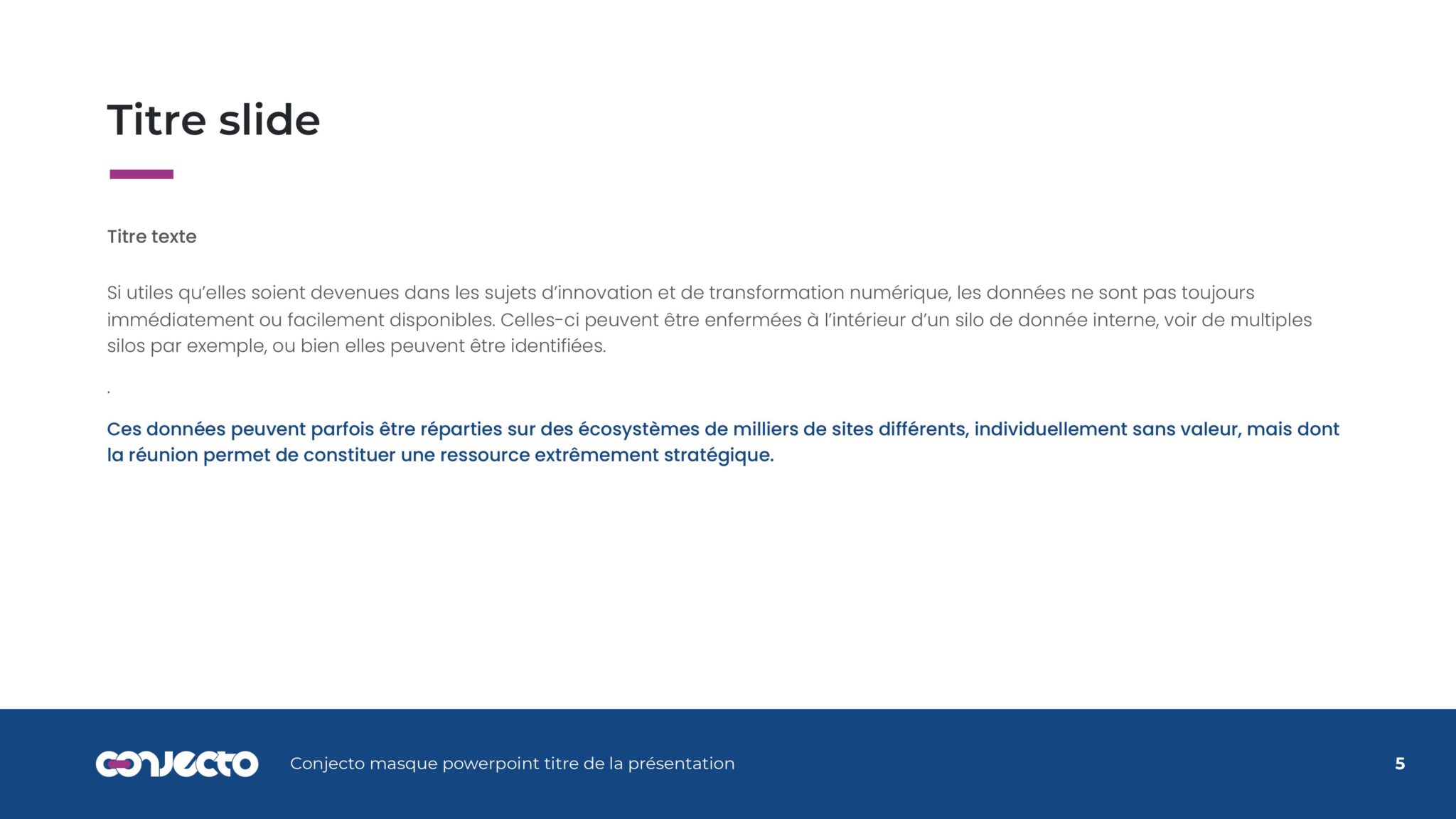 Conjecto - Graphiste Powerpoint